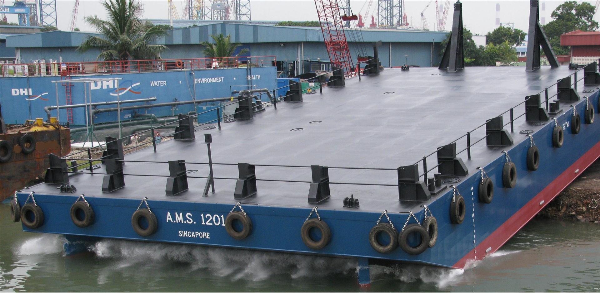 ECHO OF SUCCESS - A.M.S. 1201 - 35m Construction Dumb Barge is coming ...