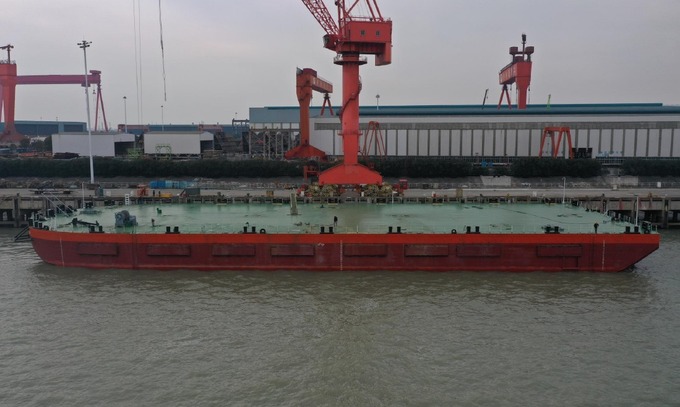 2020 built 360FT x 120FT x 21FT FLATTOP BALLAST TANK BARGE